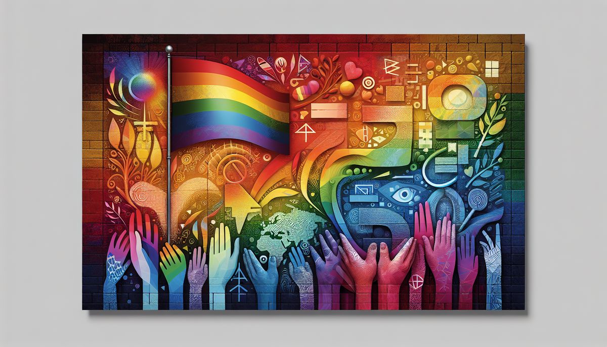 LGBTQ+ Wall Art: A Form of Visual Activism – Hustler - Lift, Love, Play