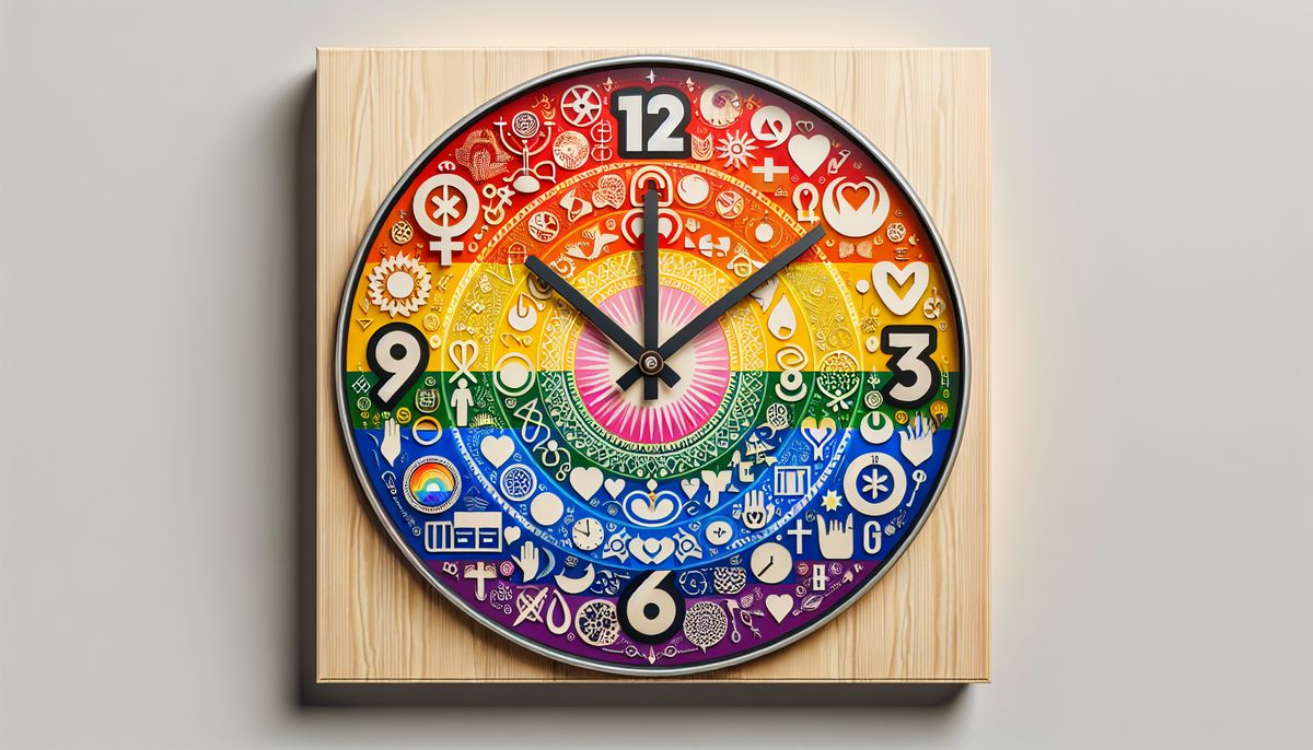 The Cultural Significance of LGBTQ+ Wall Clock Designs – Hustler - Lift ...