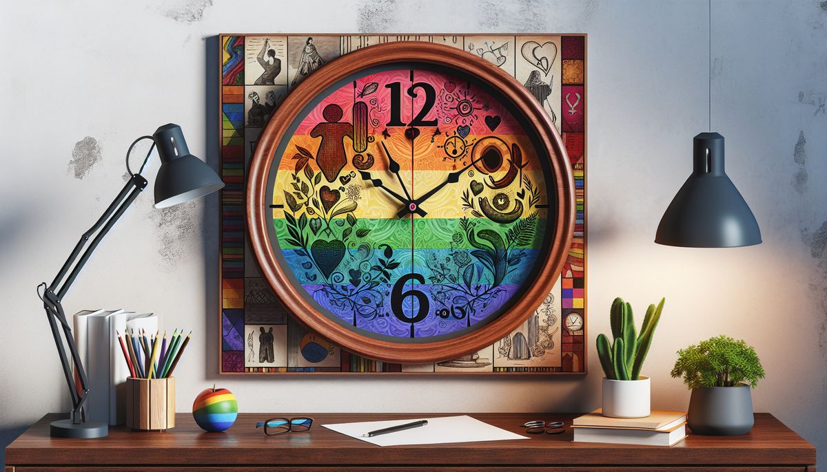 Integrating LGBTQ+ Wall Clocks into Your Home Decor – Hustler - Lift ...