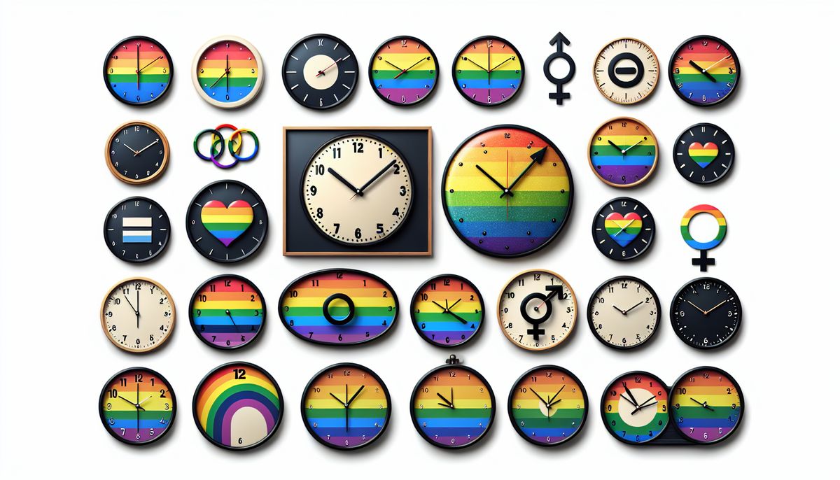 Unique LGBTQ+ Wall Clocks and Their Stories – Hustler - Lift, Love, Play