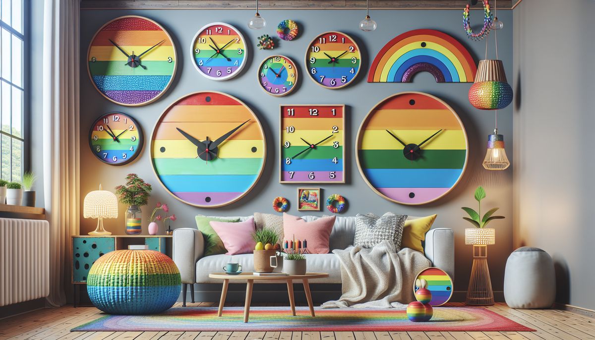 Integrating LGBTQ+ Wall Clocks into Your Home Decor – Hustler - Lift ...