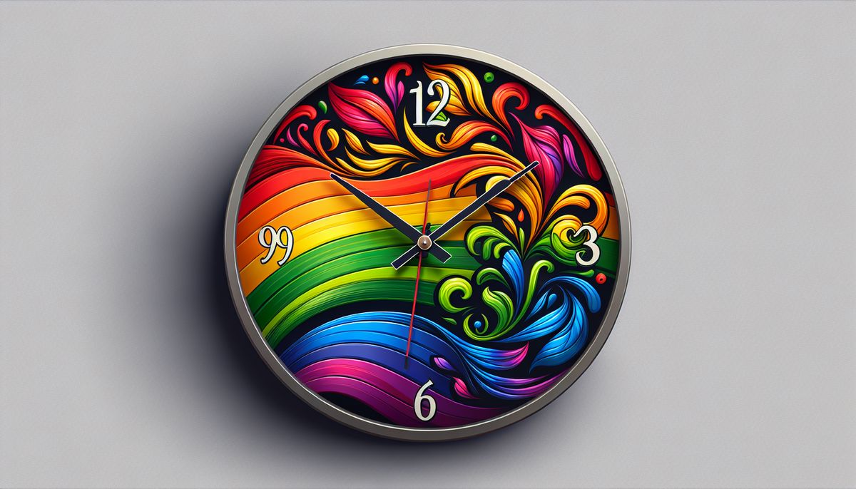 The Cultural Significance of LGBTQ+ Wall Clock Designs – Hustler - Lift ...