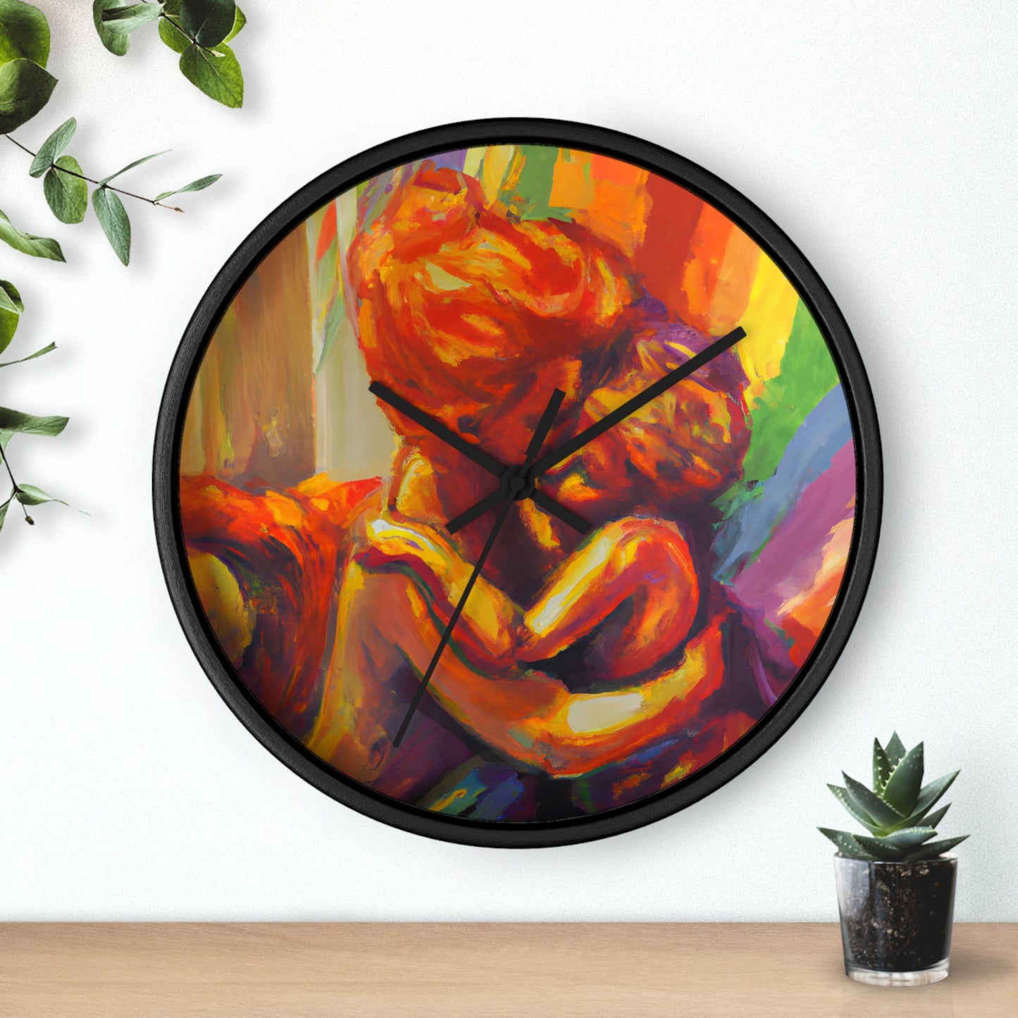 Maximus - Gay Love Wall Clock – Hustler - Lift, Love, Play