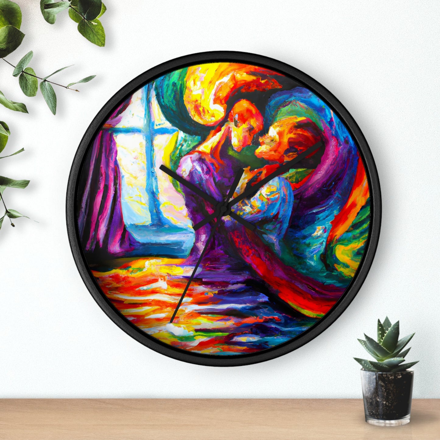 GianniFresco - Gay Hope Wall Clock – Hustler - Lift, Love, Play